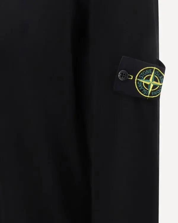 Stone Island Crew Neck Knitted Sweater - Black