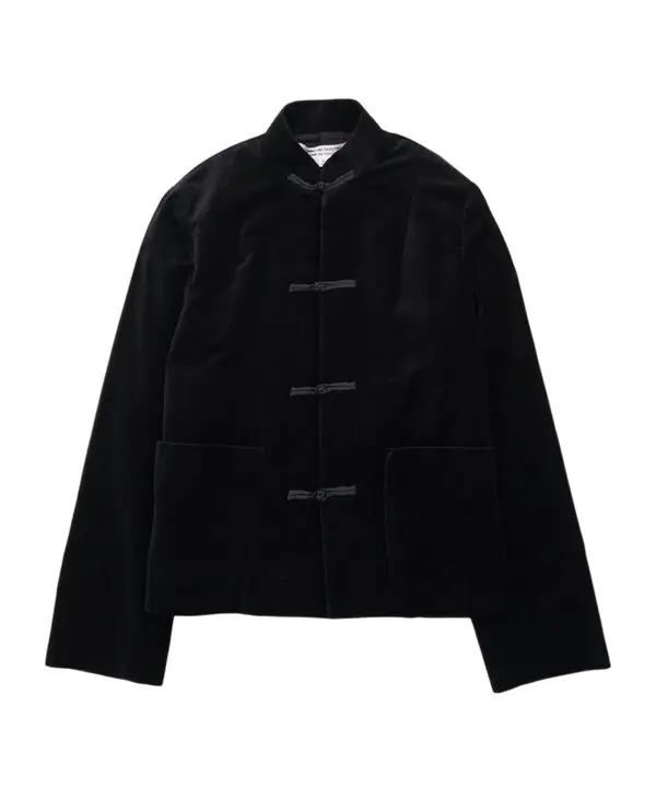 Comme Des Garçons Long Sleeve Casual Jacket With Japanese Knot Detail