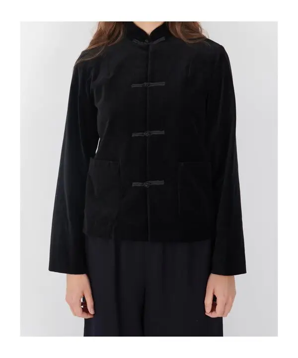 Comme Des Garçons Long Sleeve Casual Jacket With Japanese Knot Detail