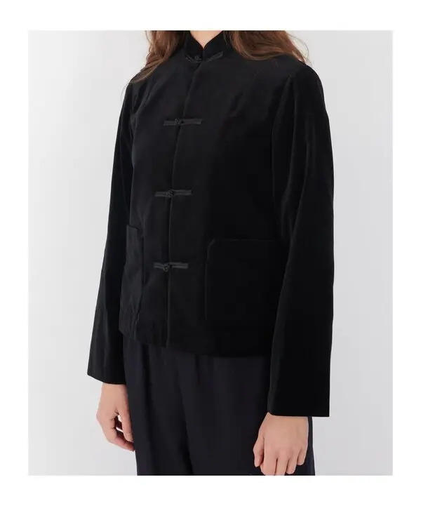 Comme Des Garçons Long Sleeve Casual Jacket With Japanese Knot Detail
