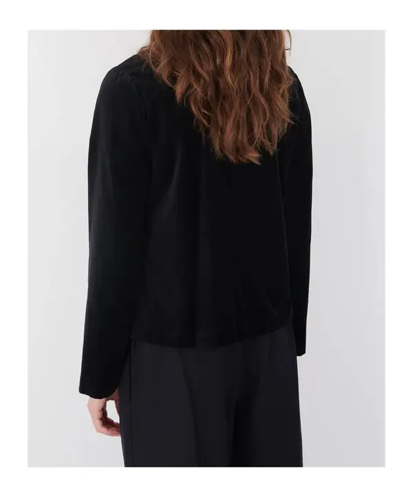 Comme Des Garçons Long Sleeve Casual Jacket With Japanese Knot Detail