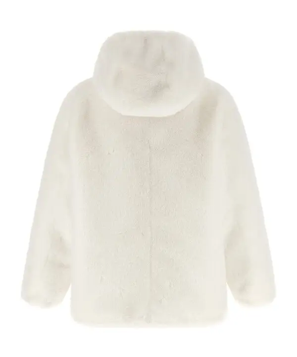 Prada Reversible Zip-up Hooded Jacket - White