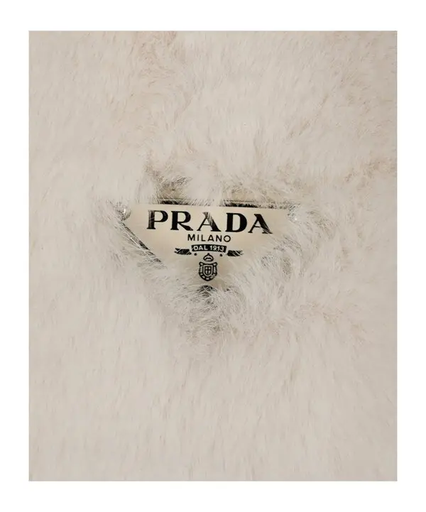 Prada Reversible Zip-up Hooded Jacket - White