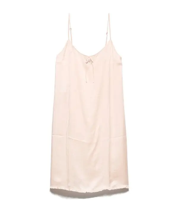 Prada Satin Slip Dress - Peach