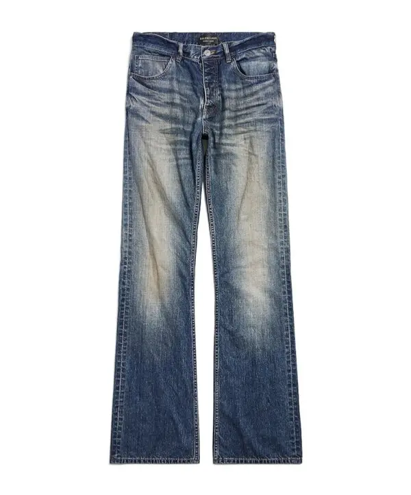 Balenciaga Straight-leg Jeans - Gray
