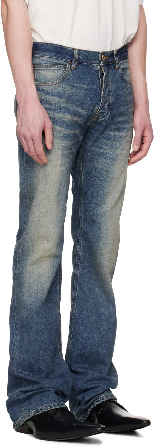 Balenciaga Straight-leg Jeans - Gray