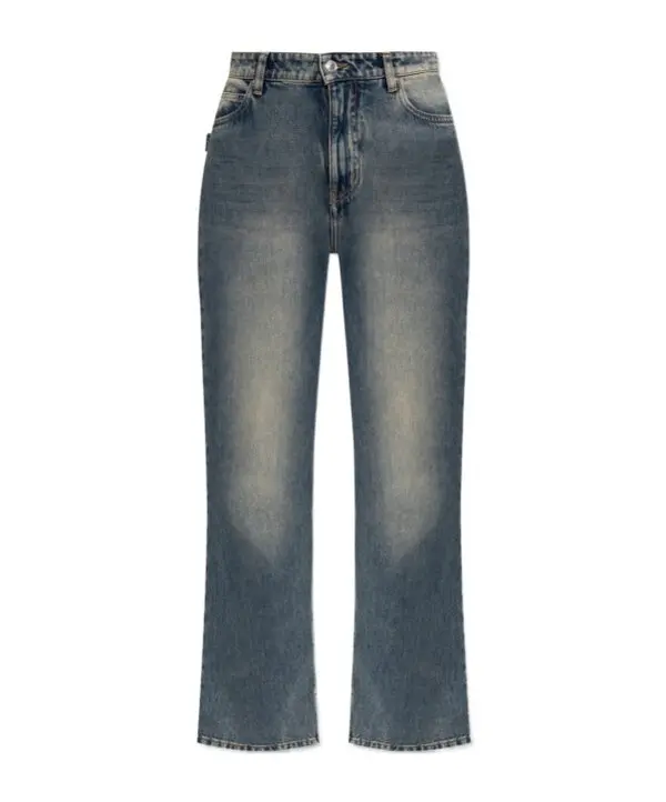 Zadig&Voltaire Faded Straight-leg Jeans - Gray