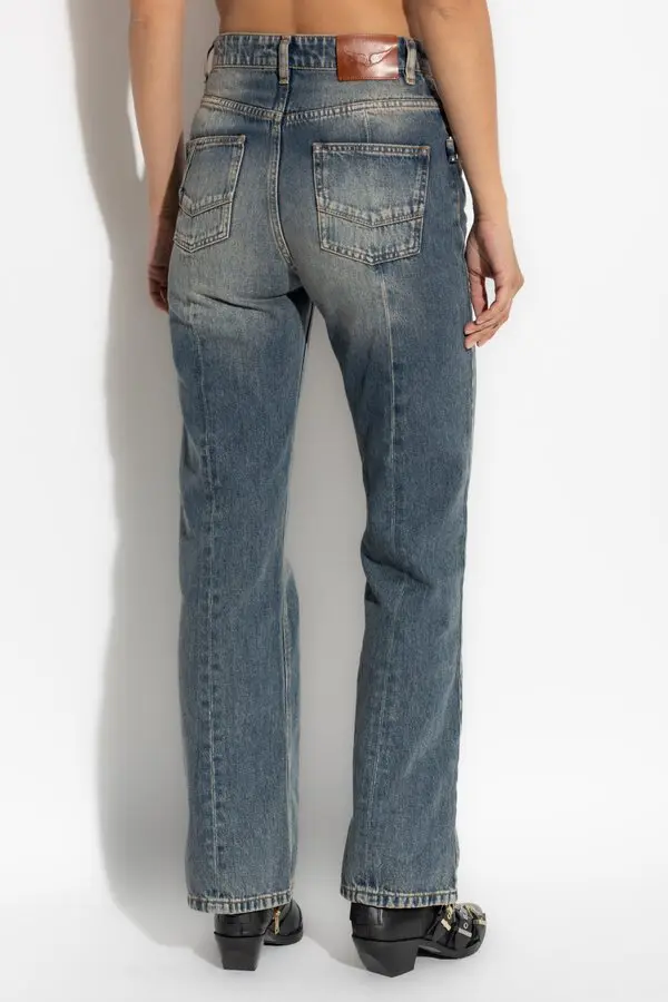 Zadig&Voltaire Faded Straight-leg Jeans