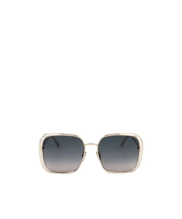 Dior Square Frame Sunglasses - Black