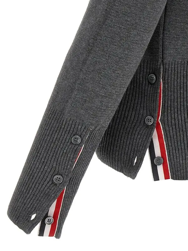 Thom Browne 4-bar Crewneck Knit Jumper