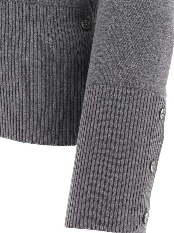 Thom Browne 4-bar Crewneck Knit Jumper