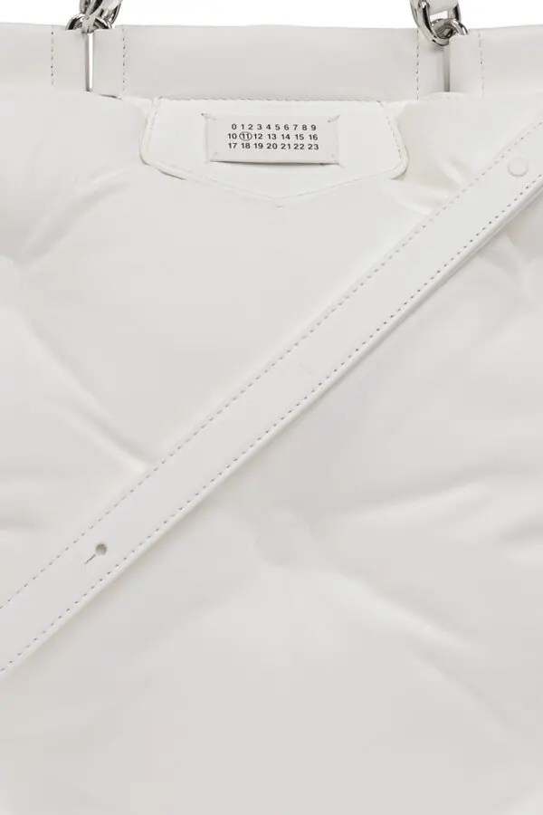 MAISON MARGIELA Quilted Tote Bag With Logo Patch