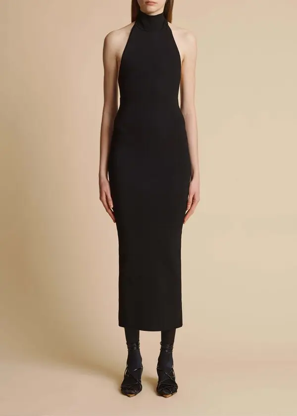 Khaite The Suzanne Ribbed Midi Dress