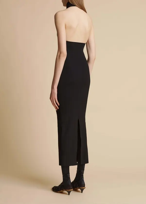 Khaite The Suzanne Ribbed Midi Dress