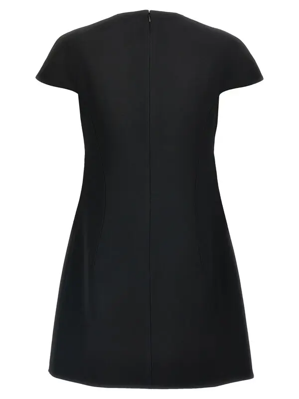 Prada Sablé Compact Short Dress