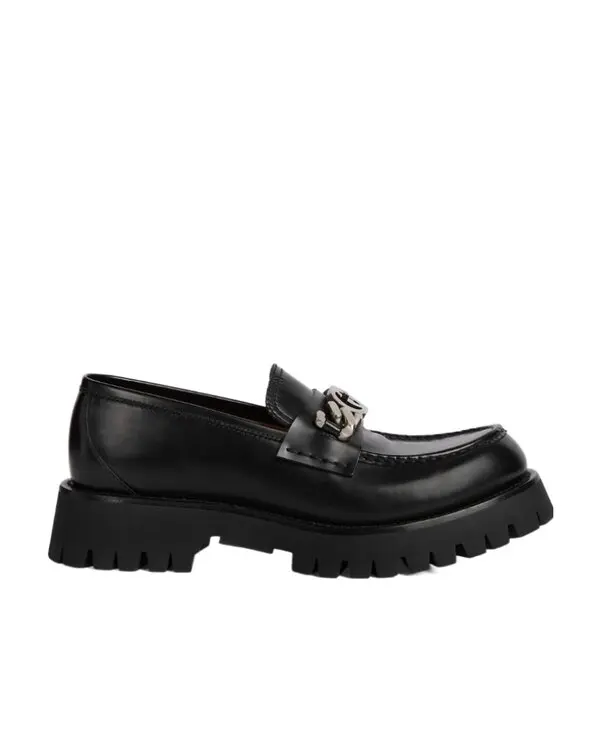 Gucci Gg Chain Embellished Platform Loafers