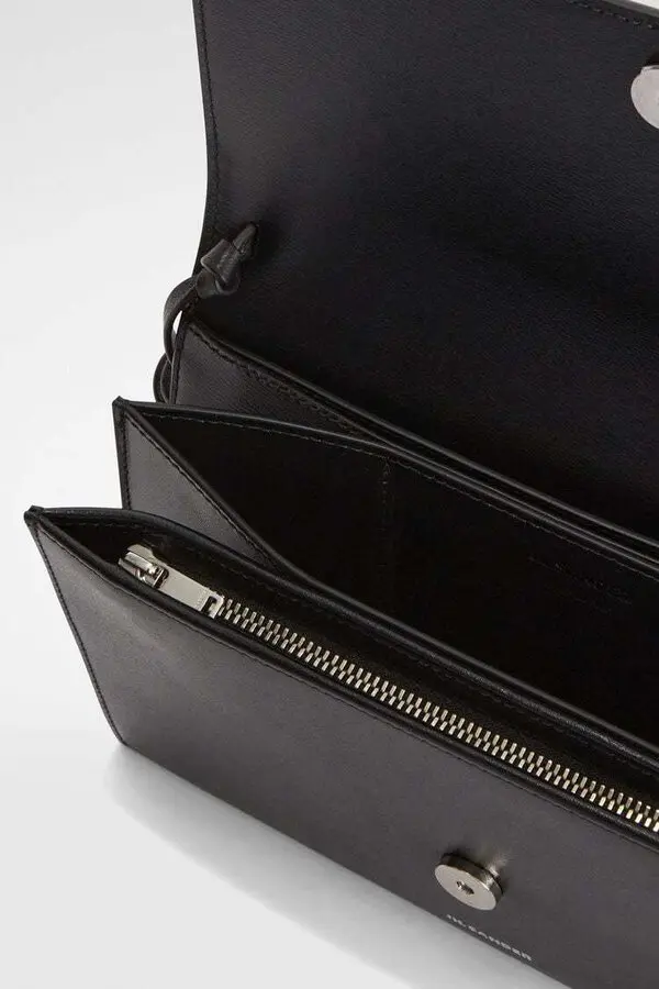 JIL SANDER Tassel Crossbody Bag - Black