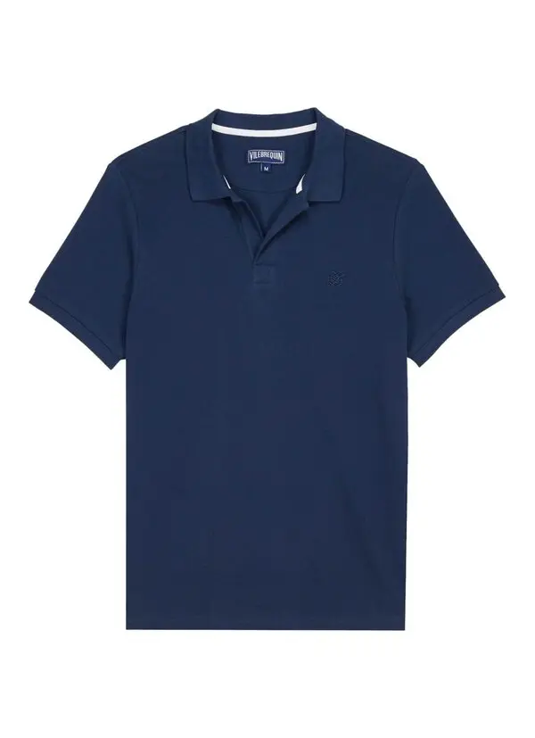Vilebrequin Logo-print Polo Shirt - Blue