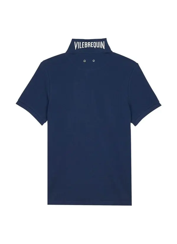Vilebrequin Logo-print Polo Shirt - Blue