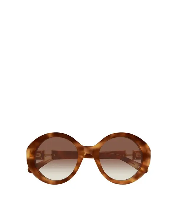 Chloé Round Frame Sunglasses - Brown
