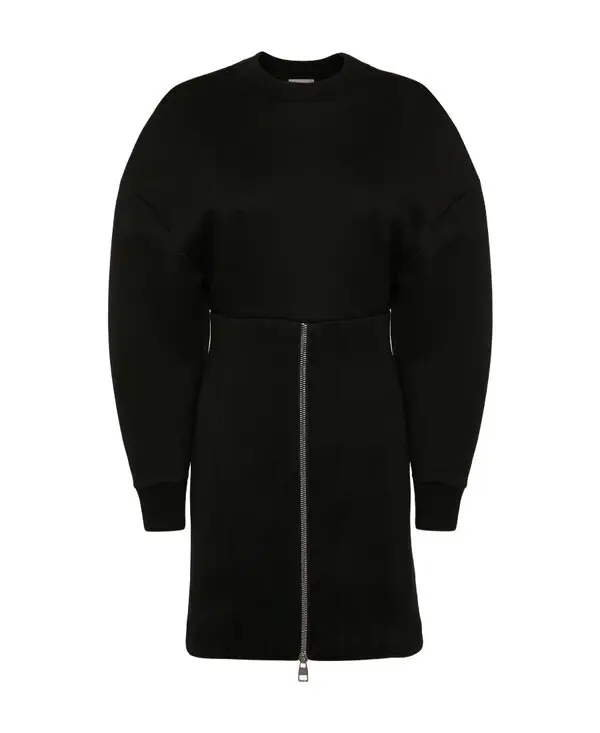 Alexander McQueen Long Sleeved Zip Up Dress