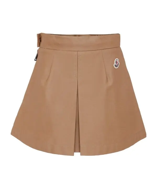 Moncler Pleated Skirt With Graphic Print
