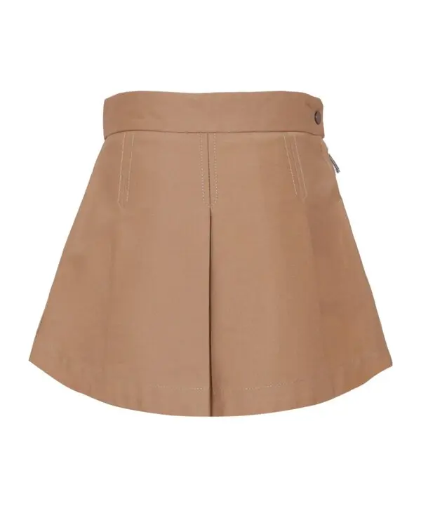 Moncler Pleated Skirt With Graphic Print