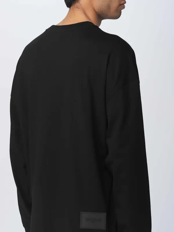 We11Done Logo Print Cotton Sweatshirt
