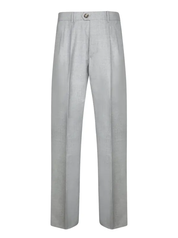 Brunello Cucinelli Pleated Tailored Trousers - Grey