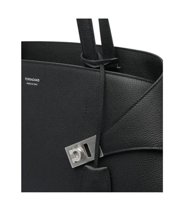 FERRAGAMO Hug Top-zip Leather Shoulder Bag