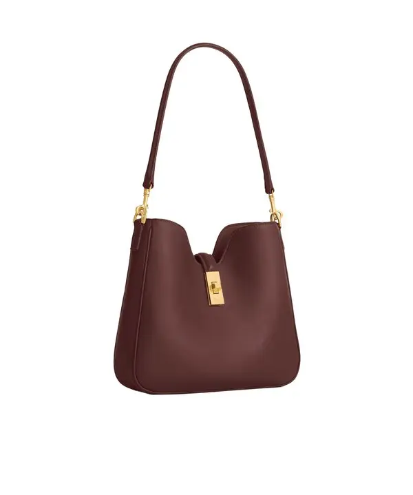 Celine Small Camille 16 Soft Bag In Smooth Calfskin - Chestnut