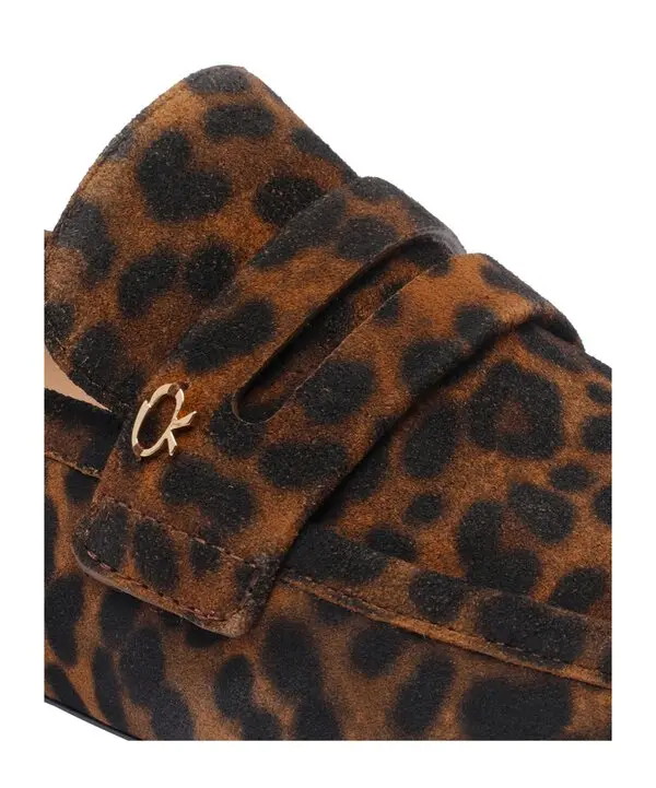 GIANVITO ROSSI Leopard Printed Loafers