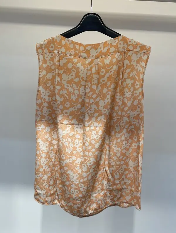 Max Mara Sleeveless Printed Shirt - Nude
