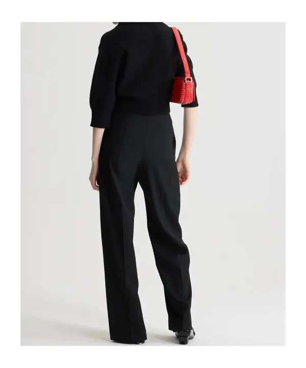 PATOU Buttoned-up Wool Cardigan