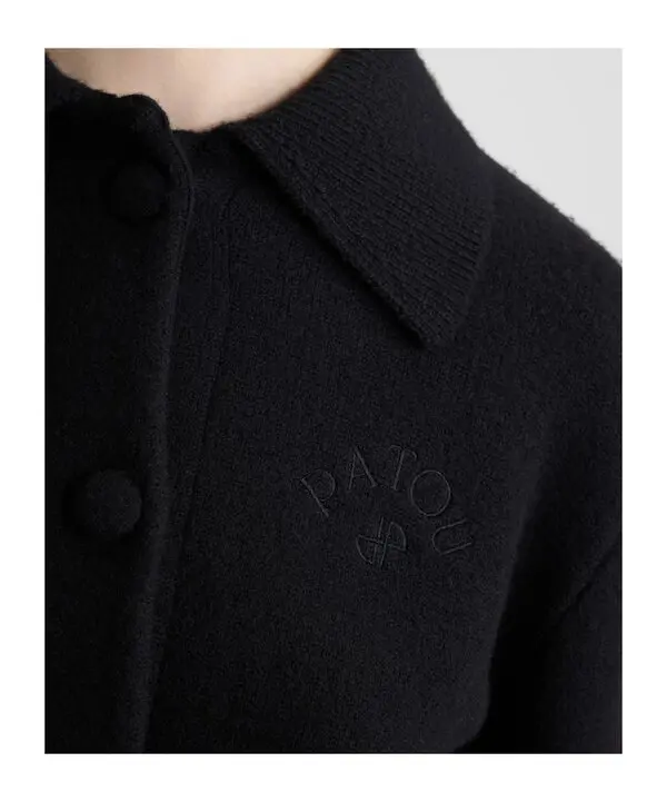 PATOU Buttoned-up Wool Cardigan