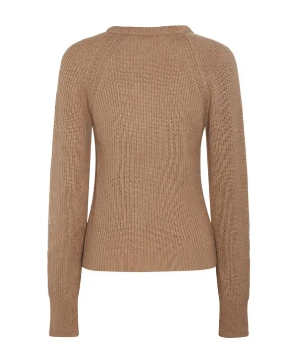 Stella McCartney Ribbed Knitted Long Sleeved Jumper With Knot Detailing