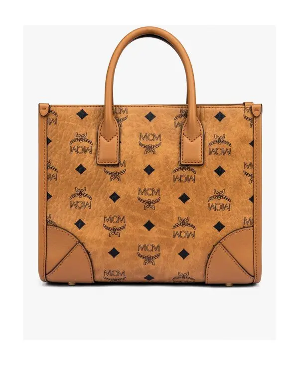 Mcm Munchen Small Top Handle Bag