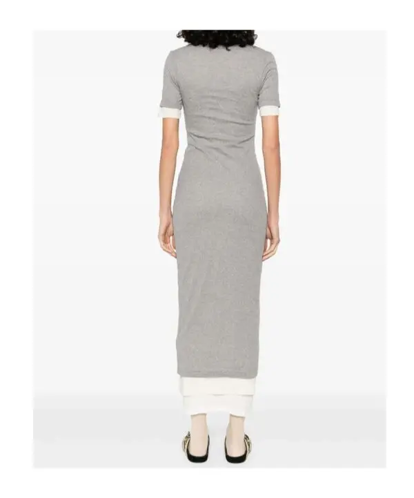JIL SANDER Ribbed Midi Dress