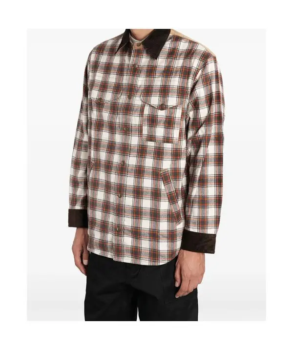 Junya Watanabe Plaid Long-sleeved Shirt