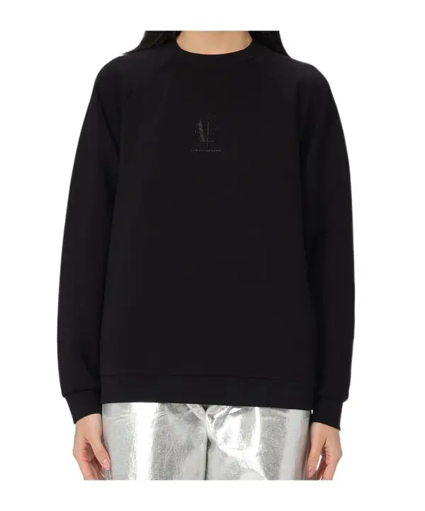 Armani Exchange Logo Detail Crewneck Sweatshirt