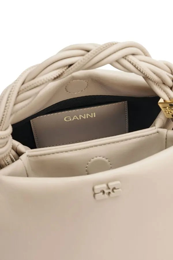 GANNI Small Bou Bag - Nude