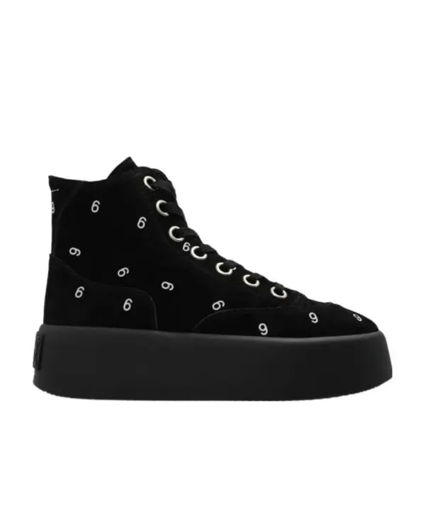 MAISON MARGIELA Logo High Top Sneakers