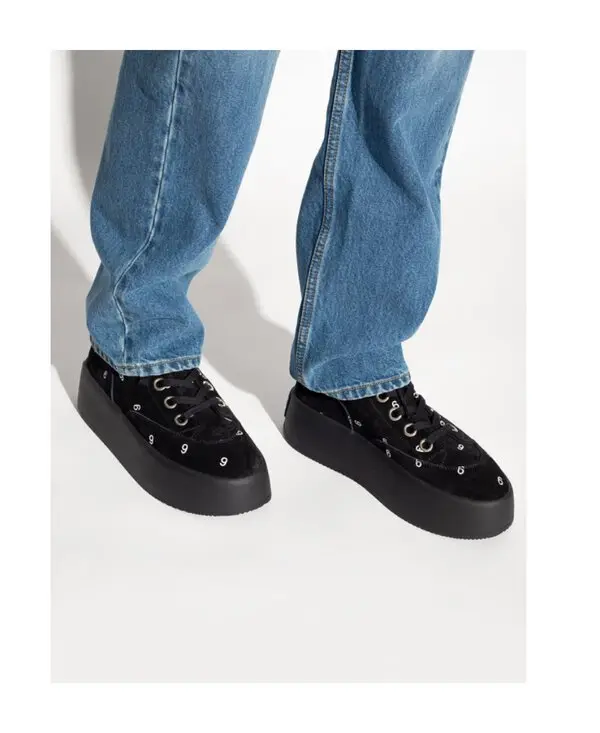 MAISON MARGIELA Logo High Top Sneakers