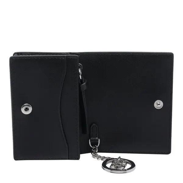 GANNI Dog Motif Chain Wallet