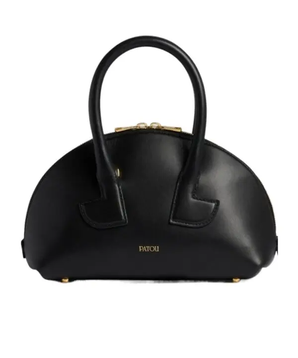 PATOU Le Bowling Top Handle Bag - Black