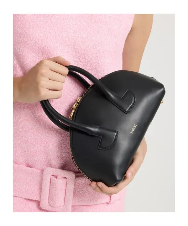 PATOU Le Bowling Top Handle Bag - Black