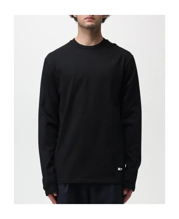 JIL SANDER Long-sleeved Crewneck T-shirt - Black