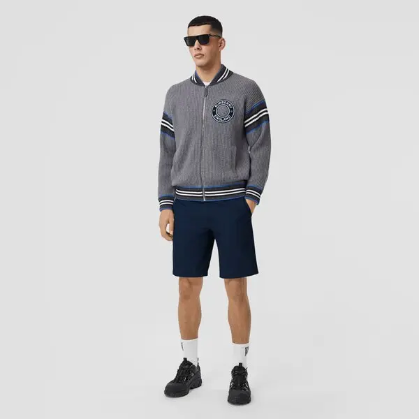 Burberry Logo Appliqué Chino Shorts