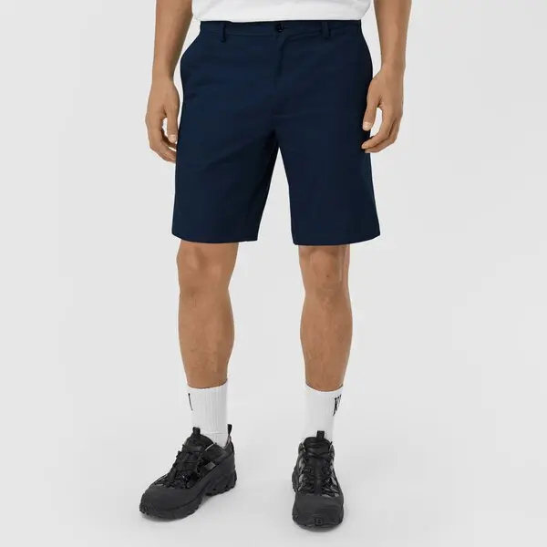 Burberry Logo Appliqué Chino Shorts