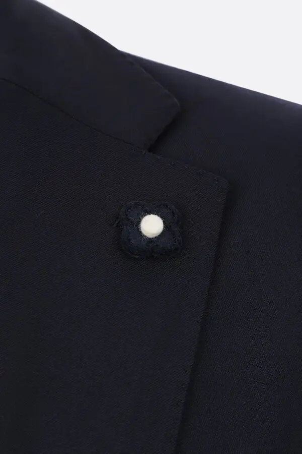 LARDINI Single-breasted Tailored Blazer - Black